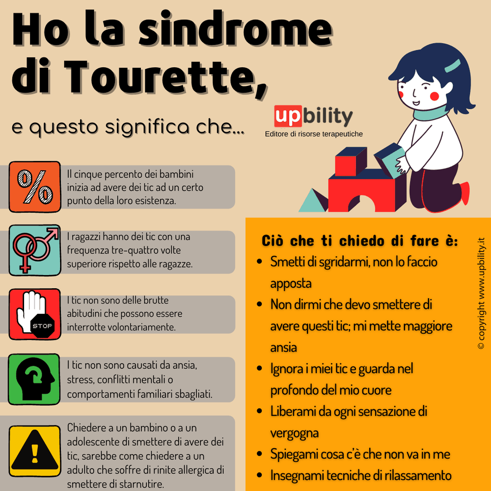 La sindrome di Tourette: che cos’è e che cosa significa per i bambini – Edizioni Upbility